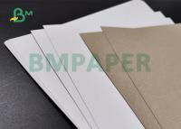 China 250gr Gray With White Coating Paper For Shoe box 77cm * 113cm High Stiffness for sale