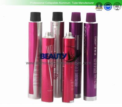 China Unbreakable Aluminum Collapsible Tubes 100ml Volume Hot Stamping Lightweight for sale