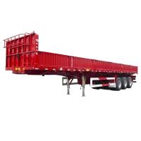 China Tri-axles Double Side Dump Tipper Semi Trailer 600mm Wallboard Height 12R22.5 Tire for sale