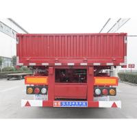 China Tri-axles Double Side Dump Tipper Semi Trailer 600mm Wallboard Height 12R22.5 Tire for sale