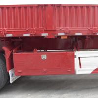 China Tri-axles Double Side Dump Tipper Semi Trailer 600mm Wallboard Height 12R22.5 Tire for sale