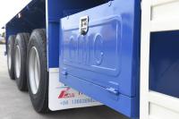 China 40Ton Max Payload Truck Trailer CIMC HUAJUN 3 Axle 40ft Flatbed Container Semi Trailer for sale