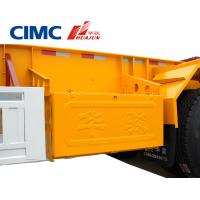 China CIMC 2 Axle Skeletal Semi Trailer for 20ft Container 28T Landing Gear 13T Axle Included for sale
