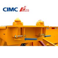 China CIMC 2 Axle Skeletal Semi Trailer for 20ft Container 28T Landing Gear 13T Axle Included for sale
