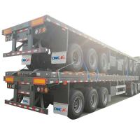 China CIMA HUAJUN 40ft 3 Axle Flatbed Semi Trailer with Wabco Valve and 20 Years Experience for sale