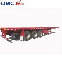 China CIMA HUAJUN 40ft 3 Axle Flatbed Semi Trailer with Wabco Valve and 20 Years Experience for sale