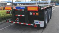 China 40ft Container Chassis Truck Trailer 40ton 60ton 80ton Flatbed Trailers Sales in Dubai for sale