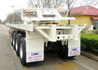 China Truck Trailer CIMC HUAJUN 4 Axle 45ft Platform Container Semi Trailer 13950*2500*1450 for sale