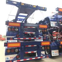 China 3 Axle 40 Foot Skeleton Semi-Trailer The Ultimate Solution for Container Transporting for sale