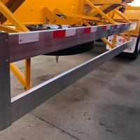 China 20ft Semi Trailer Skeleton Truck with Spare Tires and Tools Function HJGMCK21039 for sale