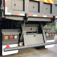 China CIMC HUAJUN 40 Ton 3 Axle Multi Axle Hydraulic Dump Tipper Trailer for Trucking Needs for sale