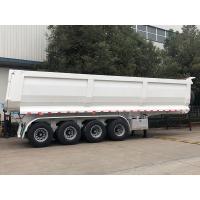 China 50 ton CIMC HUAJUN 4 Axle Tipper Semi Trailer in Required RAL Color for sale