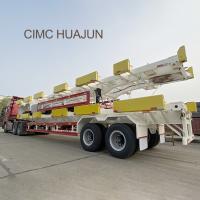 China CIMC HUAJUN WABCO Value 1540 Skeleton Container Semi Trailer for 20ft 40ft Container for sale
