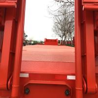 China 30T Max Payload Hydraulic Folding Goose Neck for Heavy Low Bed Trailer Robust Design for sale