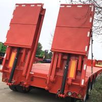 China 30T Max Payload Hydraulic Folding Goose Neck for Heavy Low Bed Trailer Robust Design for sale