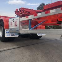 China 40T Max Payload Tri Axle Container Chassis Trailer with Mechanical Suspension System for sale