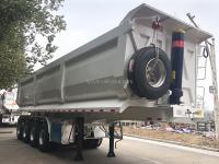 China Best 57CBM ATV Tipping Trailer by CIMC with 13TON Axle FUWA and 12R22.5 Tires for sale