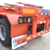 China Design Container Chassis Skeleton Trailer Manufacturers in for 20 ft and 40 ft Transport for sale