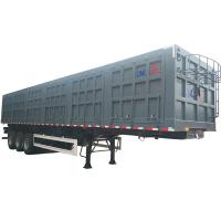 China 80 Tons Hydraulic Double Side Dump Tipping Truck Cargo Semi Trailer with 12.00R20 Tires for sale