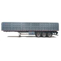 China 80 Tons Hydraulic Double Side Dump Tipping Truck Cargo Semi Trailer with 12.00R20 Tires for sale