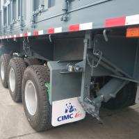 China 80 Tons Hydraulic Double Side Dump Tipping Truck Cargo Semi Trailer with 12.00R20 Tires for sale