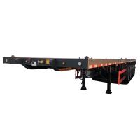China CIMC HUAJUN 5 Axles Flatbed Trailer Perfect for Various Tractors in Africa Market for sale