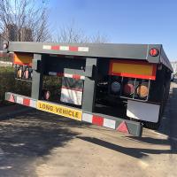 China CIMC HUAJUN 5 Axles Flatbed Trailer Perfect for Various Tractors in Africa Market for sale