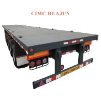 China CIMC HUAJUN 5 Axles Flatbed Trailer Perfect for Various Tractors in Africa Market for sale