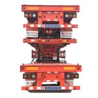 China 40T Max Payload Air Suspension Extendable Slider Skeleton Container Chassis Semi-trailer for sale