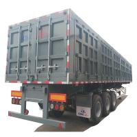 China CIMC HUAJUN Two Side Dump Semi-Trailer Heavy Duty with Two Function Hydraulic System for sale