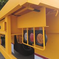China Africa 4 Axles Semi Trailer 80 Ton Flat Bed for Heavy Duty Transport and Logistics for sale