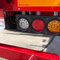China FUWA or BPW Axle Truck Trailer CIMC HUAJUN Fence Flatbed Semi Trailer with Design for sale