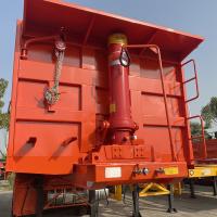 China High Capacity 3 Axles Tractor Dumper Coal Transport Semi Trailer for 50-80 Tons Cargo for sale
