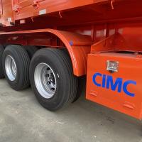 China High Capacity 3 Axles Tractor Dumper Coal Transport Semi Trailer for 50-80 Tons Cargo for sale