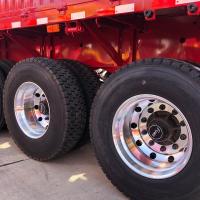 China JOST 90 Kingpin and 13T FUWA Axle CIMC HUAJUN 3 Axle Fence Semi Trailer for sale