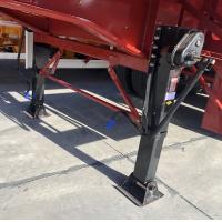China Mechanical Suspension U Shape Tipper Dump Trailer for Bulk Cargo Sand and Grain Transport for sale