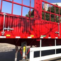 China Leading JUNLONG L400 3 Axle 40 Tons Fence Semi Trailer for Heavy-Duty Applications for sale
