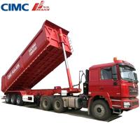 China JOST Two-speed Landing Gear U Shape Tipper Dump Trailer Truck Shearing Bending Welding for sale