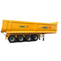 China JOST Two-speed Landing Gear U Shape Tipper Dump Trailer Truck Shearing Bending Welding for sale