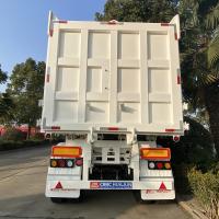 China CIMC 13000*2550mm Front Lifting Tipper Trailer Tipping Dumper Semi Trailer Oil Cylinder for sale