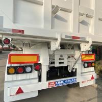 China CIMC 13000*2550mm Front Lifting Tipper Trailer Tipping Dumper Semi Trailer Oil Cylinder for sale