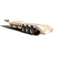 China 12990*3000*3200 Overall Dimension Rail Vehicle Mining Machine Lowbed Semi Trailer Truck for sale