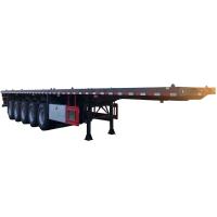 China JOST Two-speed Landing Gear 2 3 4 Axles Flatbed Semi Truck Container Trailer 20-53 Ft for sale