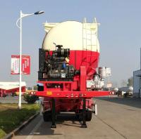 China Mineral Powder Transport 3 Axles 45cbm Cement Semi Trailer Tank Truck with Fuwa Axle for sale