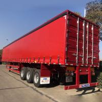 China 13750*2550*3850mm CIMC HUAJUN 3 Axles T700/Q345 Steel Cargo Transport Box Trailer 2021 for sale