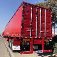 China 13750*2550*3850mm CIMC HUAJUN 3 Axles T700/Q345 Steel Cargo Transport Box Trailer 2021 for sale