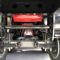 China Leaf Spring Suspension 40ft Straight Beam Container Transportation Semi-Trailer with 12 Twist Locks for sale