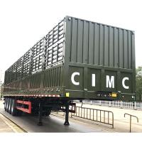China 60 Ton Loading Capacity Semi Truck Trailer with Fence and Tarpaulin Main Beam T700/Q345 Steel for sale