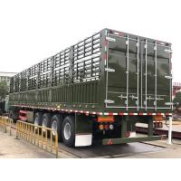 China 60 Ton Loading Capacity Semi Truck Trailer with Fence and Tarpaulin Main Beam T700/Q345 Steel for sale