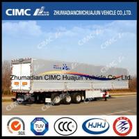 China CIMC HUAJUN Side Curtain Semi Trailer Truck Trailer Steel 13750*2500 CN HEN 50ton Ce for sale